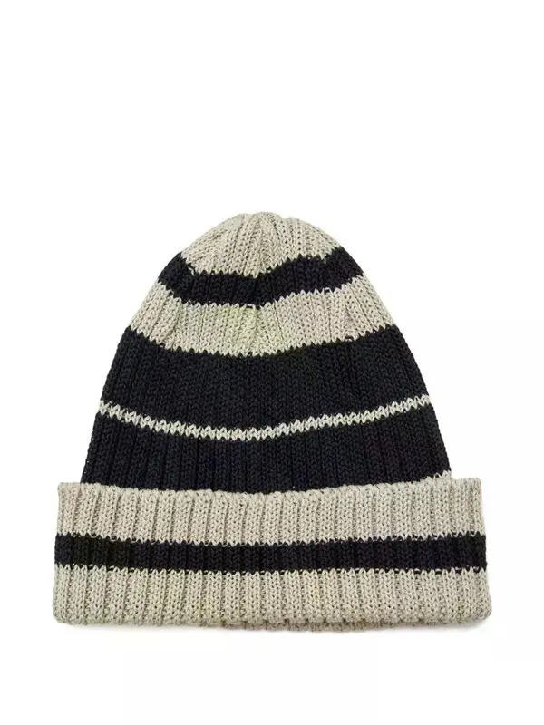 Undercover X Kijima Takayuki Striped Beanie - Black