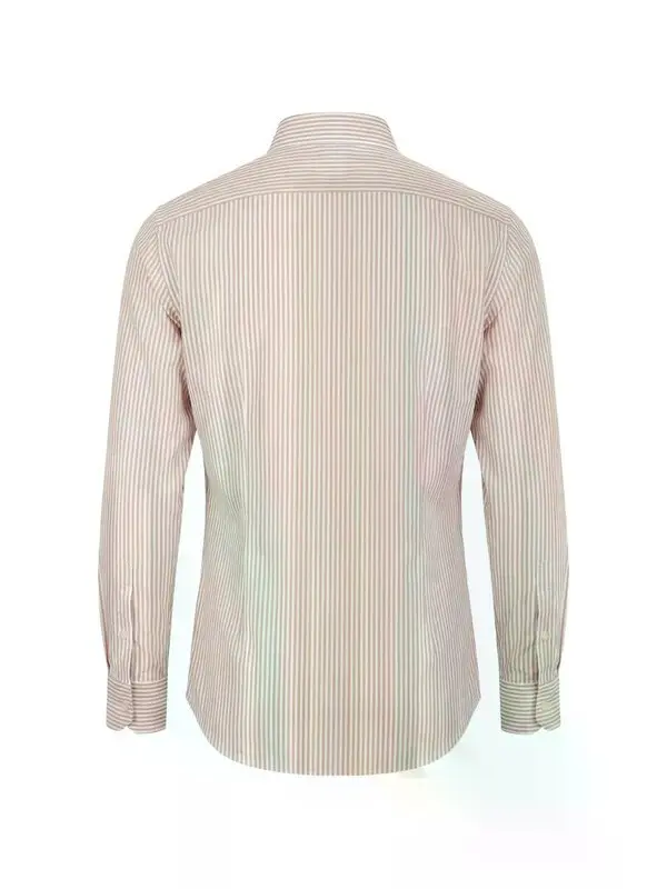 XACUS Striped Long-sleeve Shirt - Pink