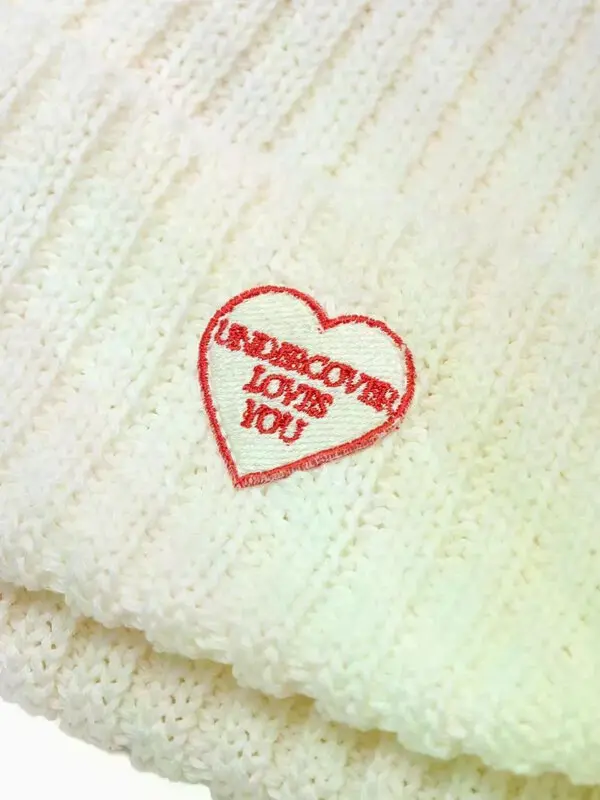 Undercover X Kijima Takayuki Logo-patch Beanie - White
