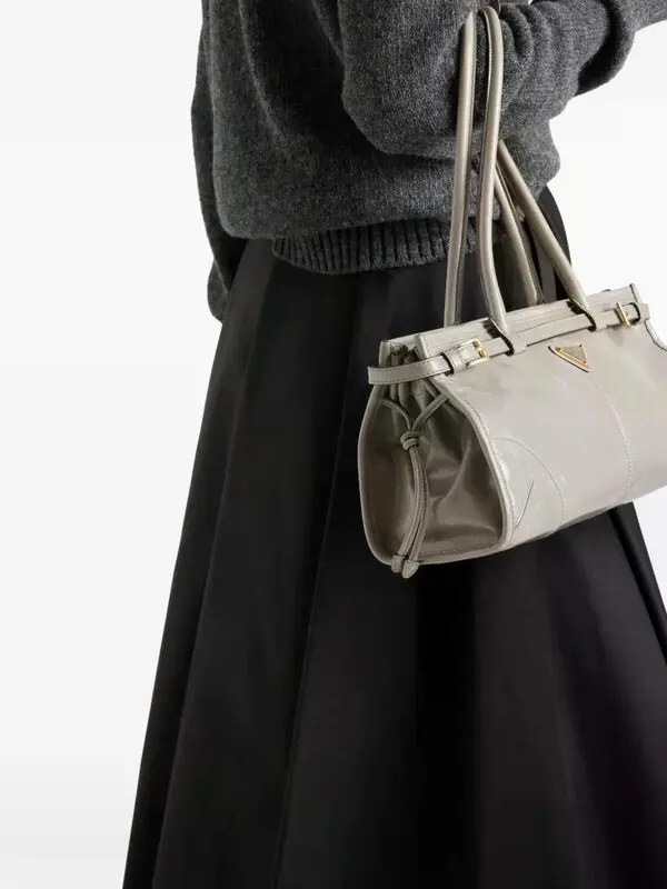 Prada Chino Circle Midi-skirt - Black