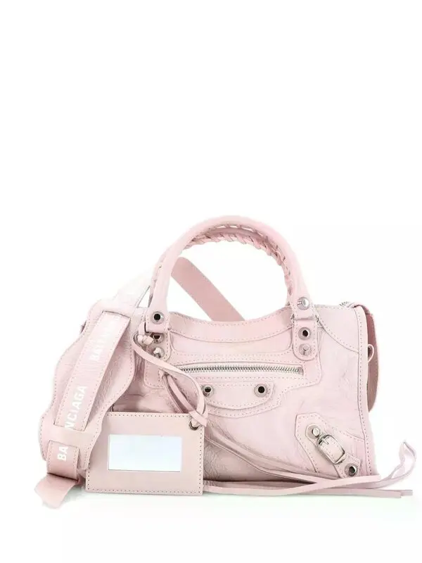 Balenciaga City Classic Studs Mini Satchel - Pink