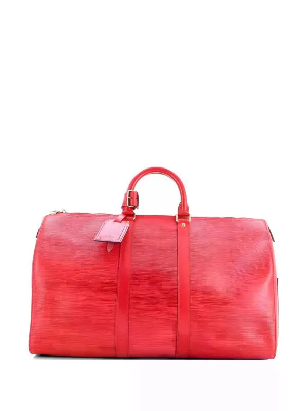 LOUIS VUITTON Keepall 45 Travel Bag Epi Leather - Red