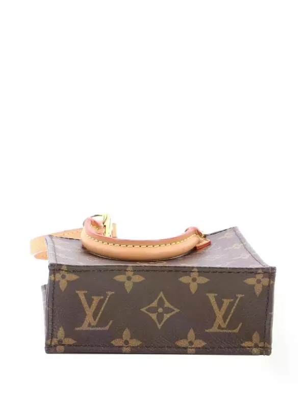 LOUIS VUITTON Petit Sac Plat Monogram Canvas - Brown