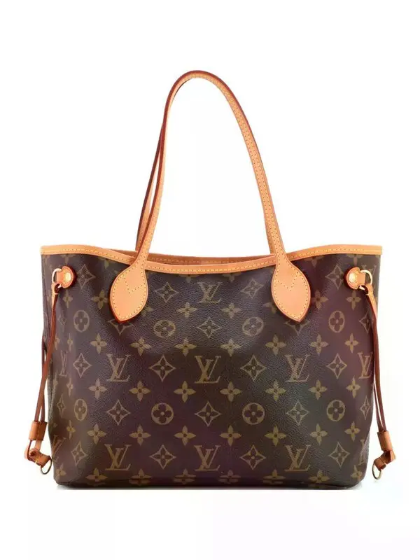 LOUIS VUITTON Neverfull Monogram Canvas Pm Tote Bag - Brown