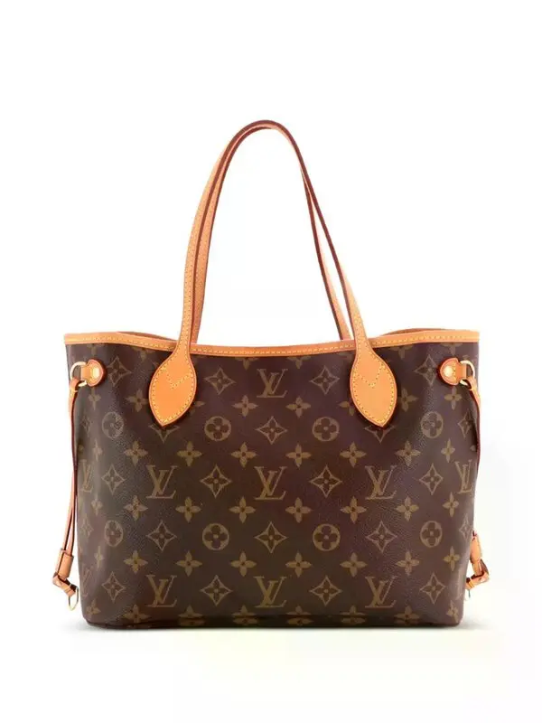 LOUIS VUITTON Neverfull Monogram Canvas Pm Tote Bag - Brown