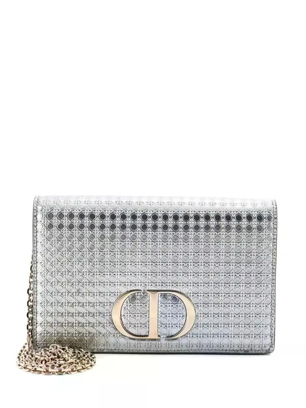 Dior 30 Montaigne 2-in-1 Micro Pouch Cannage Calfskin Belt Bag - Metallic
