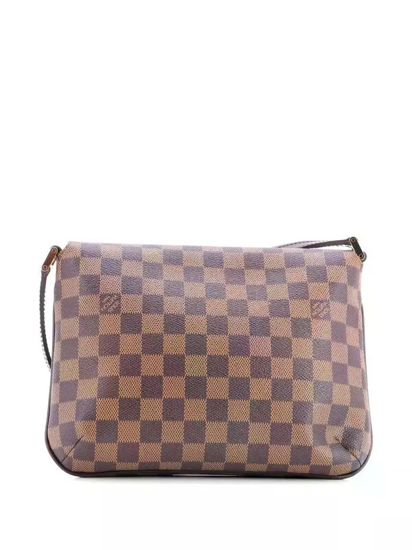 LOUIS VUITTON Musette Tango Damier Shoulder Bag - Brown