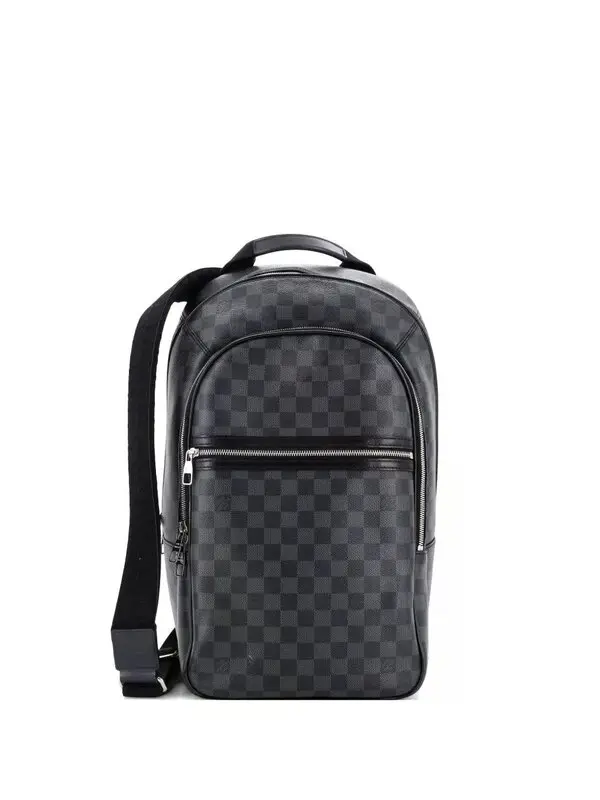 LOUIS VUITTON Michael Nm Damier Graphite Backpack - Black