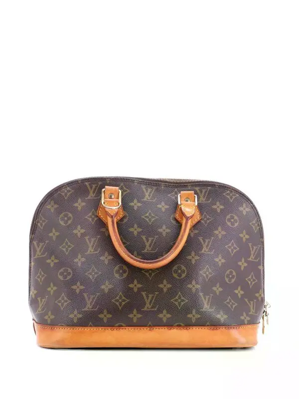 LOUIS VUITTON Vintage Alma Handbag Monogram Canvas Pm Satchel