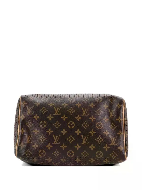 LOUIS VUITTON Speedy 30 Perforated Monogram Satchel - Brown
