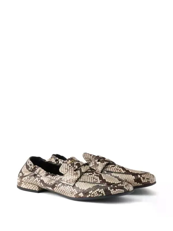 Prada Ayers Leather Loafers