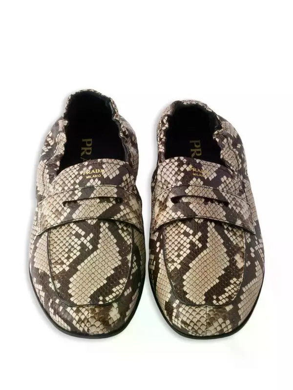 Prada Ayers Leather Loafers