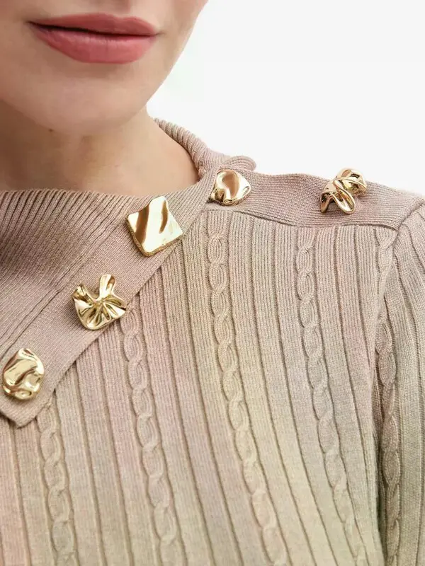 Guess Button-embellished Sweater