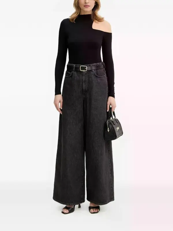 Guess One-shoulder Long-sleeve Top