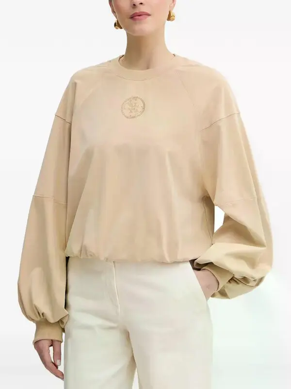 Guess Logo-embellished Sweatshirt - Neutrals