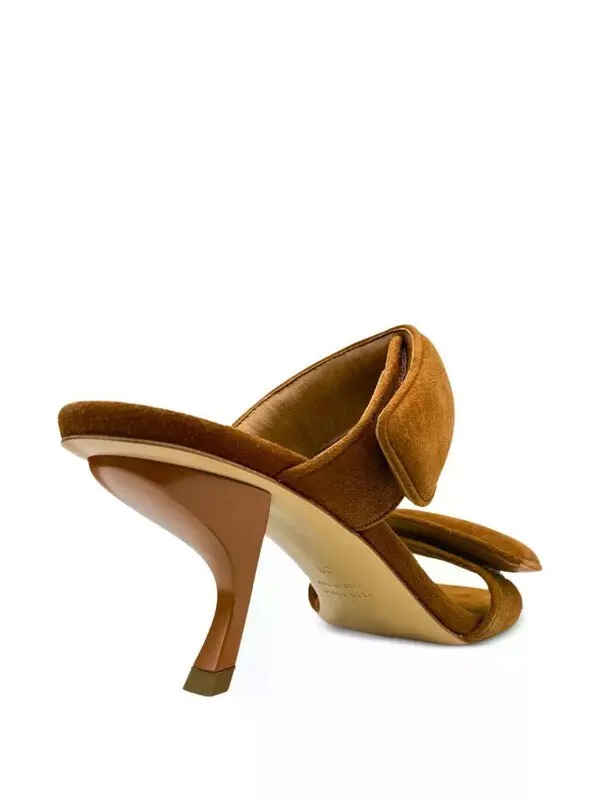 GIABORGHINI Fumiko Suede Sandals - Brown
