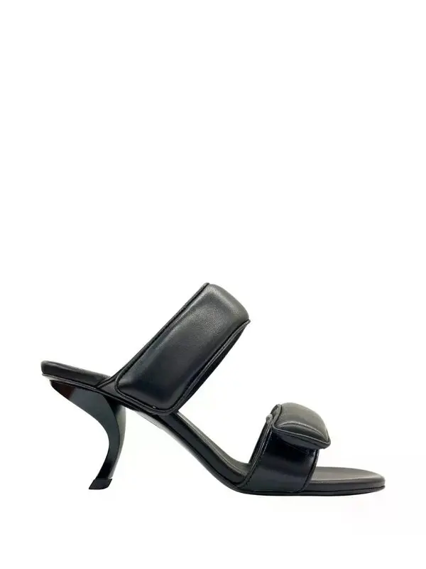 GIABORGHINI Fumiko Padded Sandals - Black