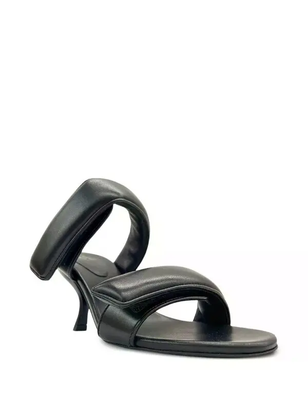 GIABORGHINI Fumiko Padded Sandals - Black