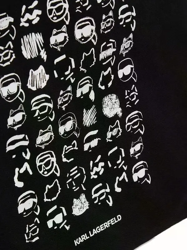 Karl Lagerfeld Graphic-print Canvas Tote