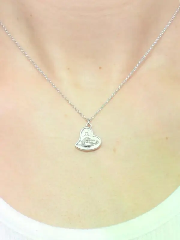 VIVIENNE WESTWOOD Orb-embossed Pendant Necklace