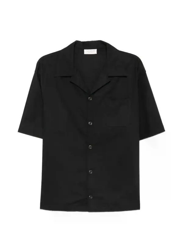 YES LONDON Camp-collar Short-sleeve Shirt