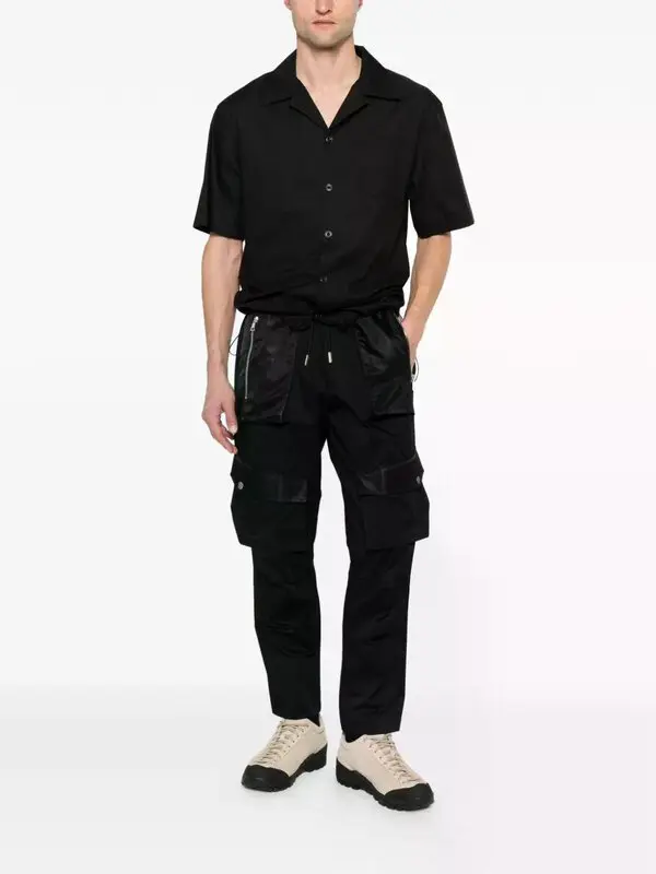 YES LONDON Camp-collar Short-sleeve Shirt