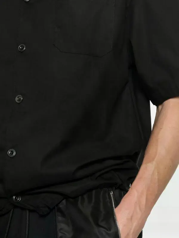 YES LONDON Camp-collar Short-sleeve Shirt