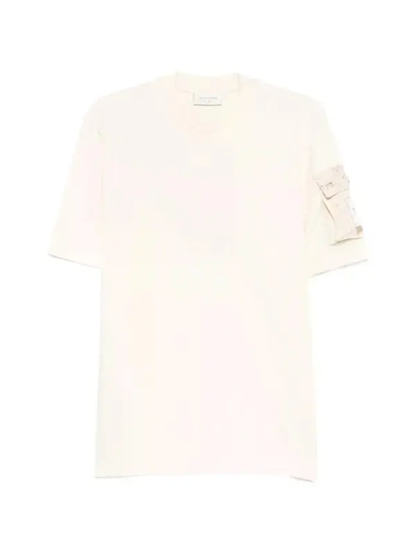 YES LONDON Flap-pocket T-shirt - Neutrals