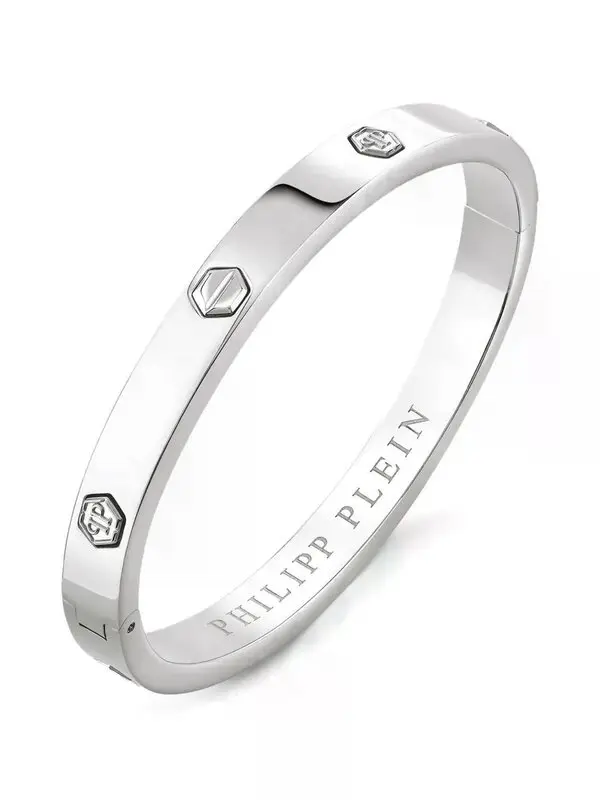 Philipp Plein Snake Hexagon Cuff Bracelet