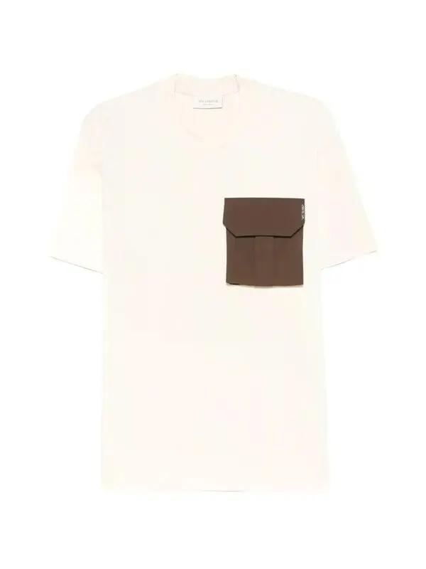 YES LONDON Flap-pocket T-shirt