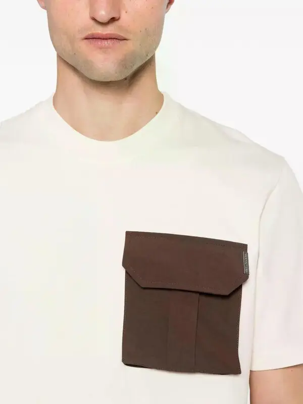 YES LONDON Flap-pocket T-shirt
