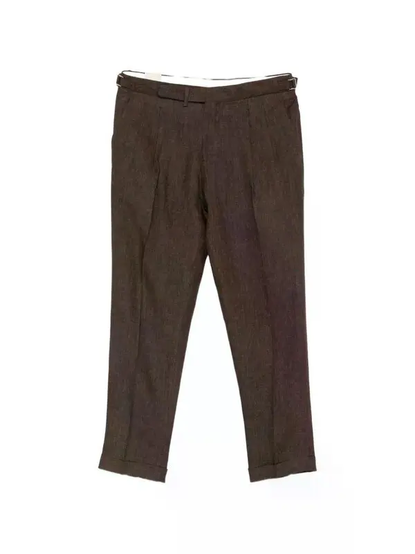BRIGLIA 1949 Side-adjusters Trousers - Brown