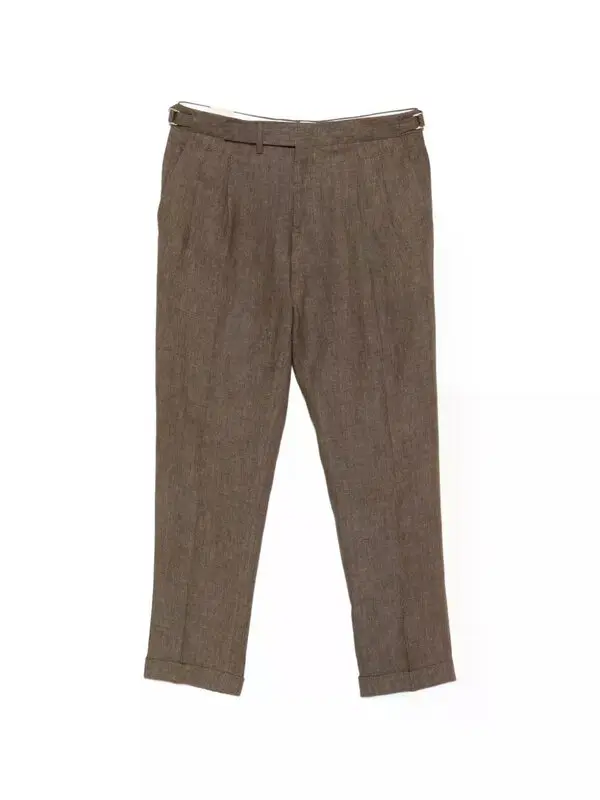 BRIGLIA 1949 Side-adjusters Trousers - Brown