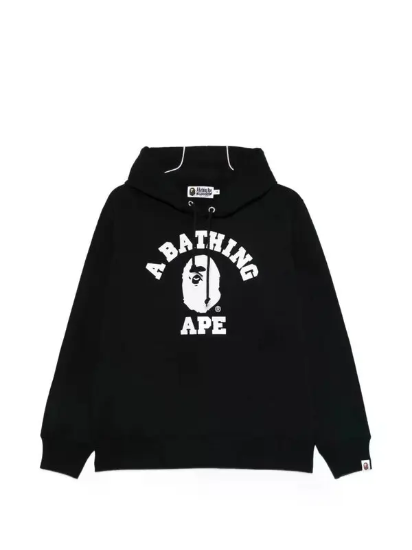 A BATHING APE Logo-print Hoodie - Black