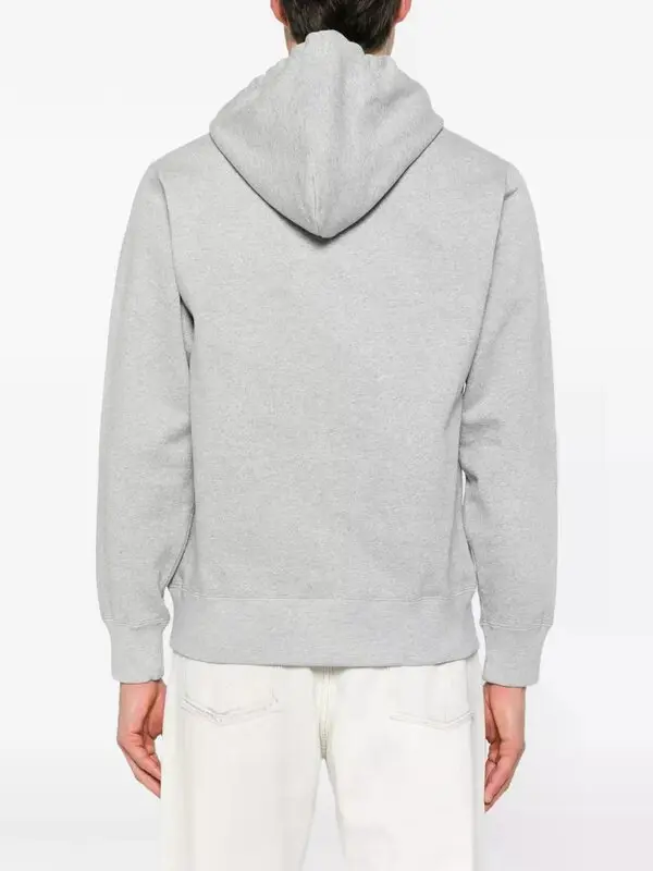A BATHING APE Logo-print Hoodie - Grey