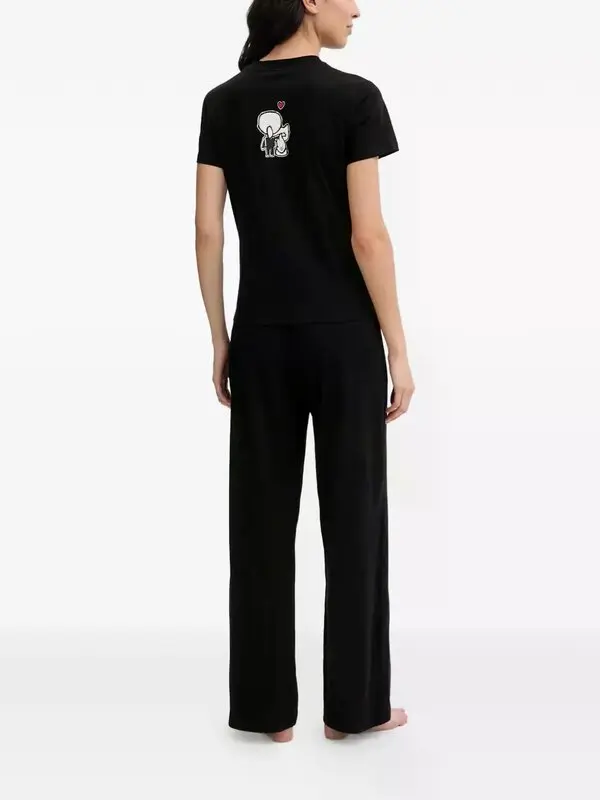 Karl Lagerfeld Logo Print Pajama Set
