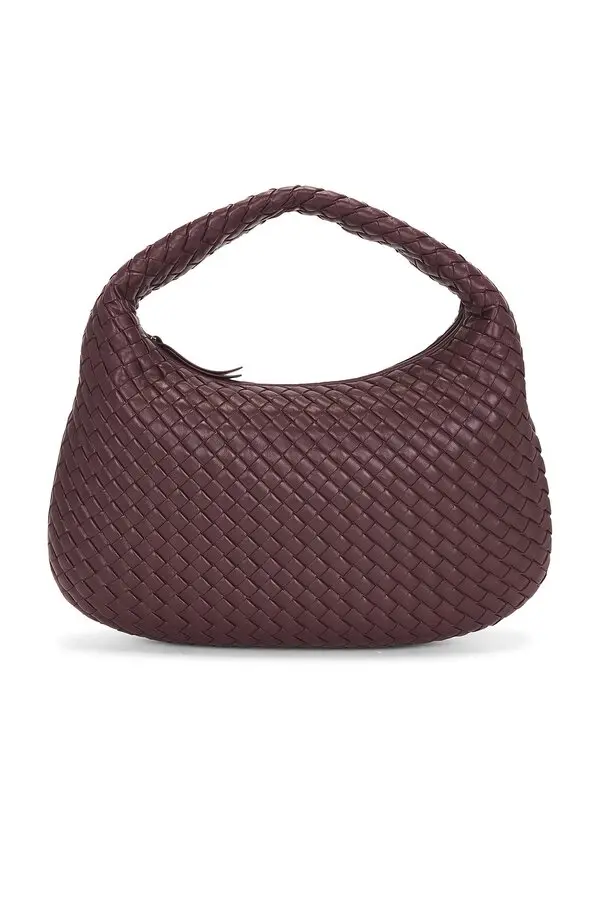 Bottega Veneta Veneta Bag - Deep Mahogany & Muse Brass