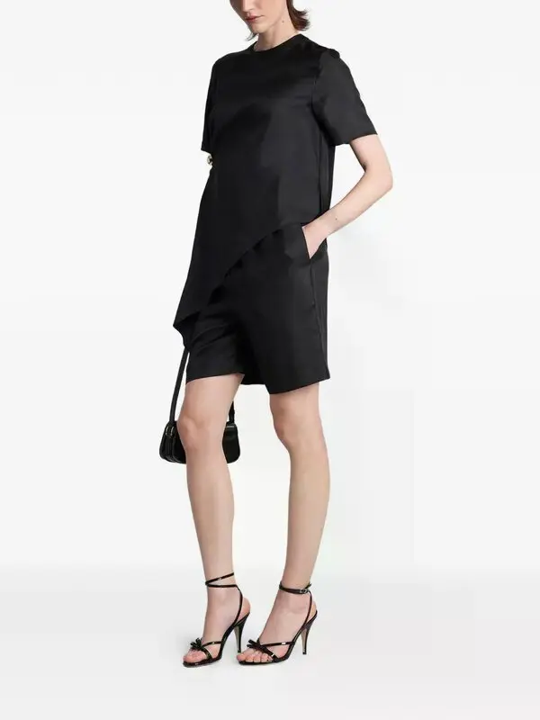 Loulou De Saison Elasticated-waist Twill Shorts