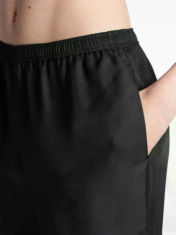 Loulou De Saison Elasticated-waist Twill Shorts