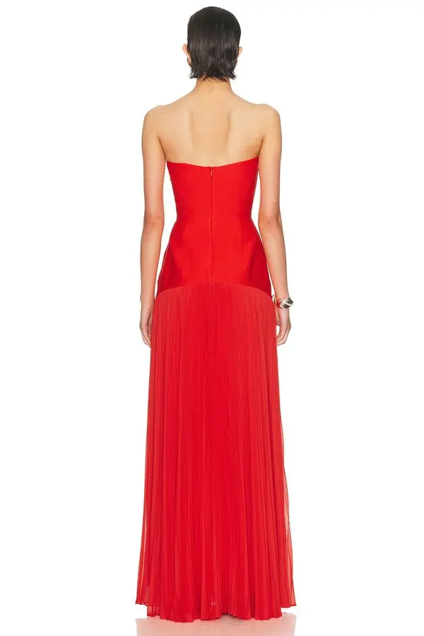 alexis sunniva dress Neckline to hem measures approx 54 in length Sunniva Gown in Green