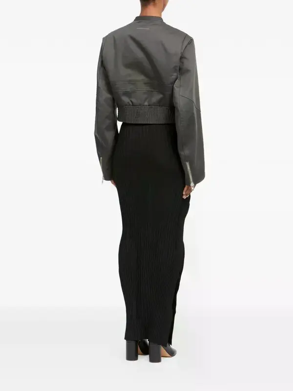 MAISON MARGIELA Quilted Cropped Bomber Jacket