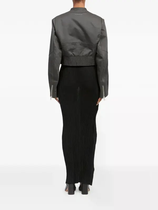 MAISON MARGIELA Quilted Cropped Bomber Jacket