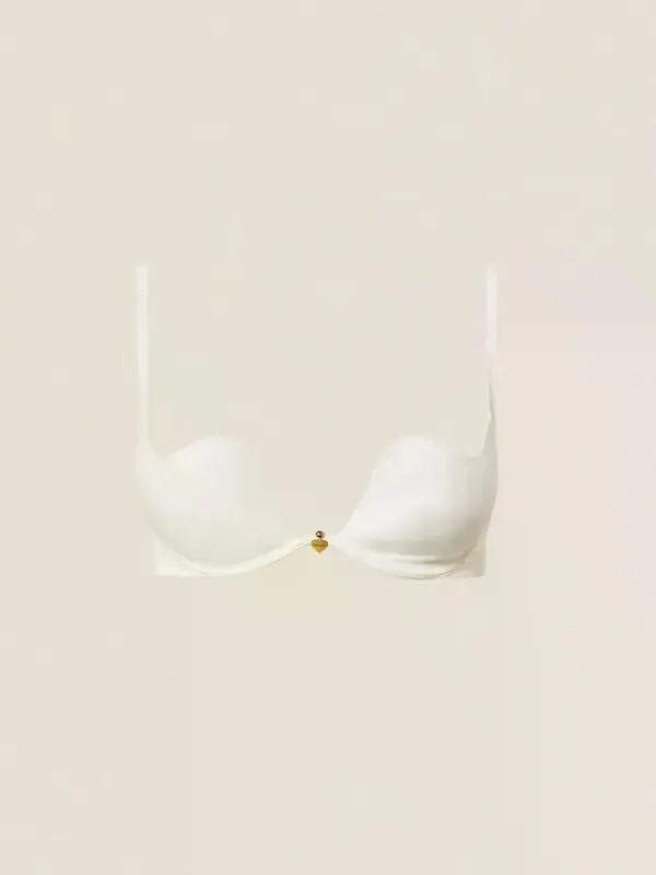 TWINSET Sweetheart-neck Push-up Bra - White