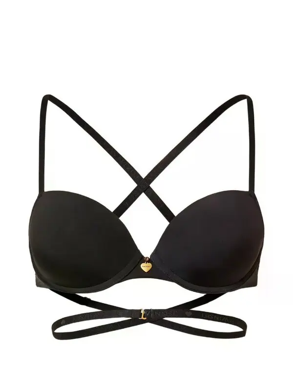TWINSET Charmeuse Push-up Bra - Black