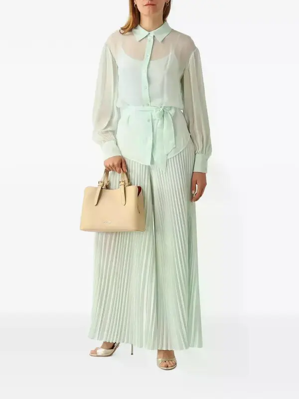 TWINSET Sheer Self-tie Blouse