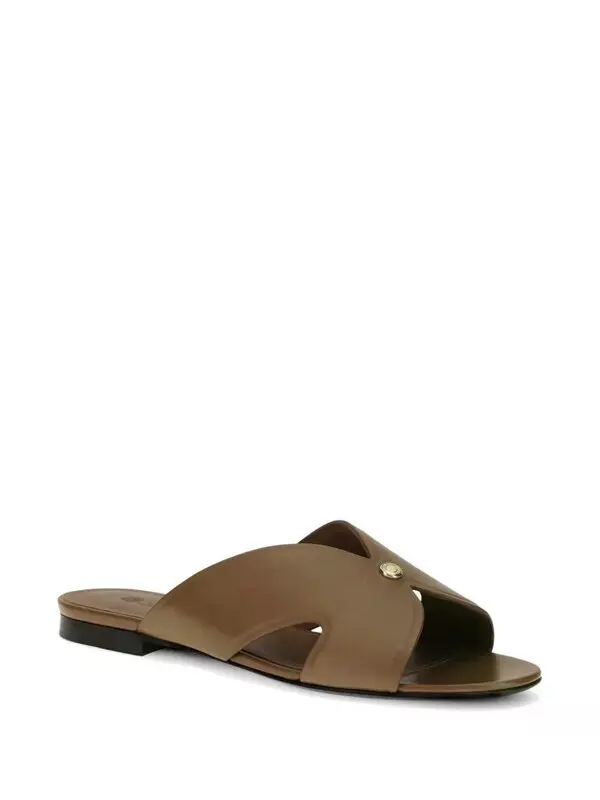 Loro Piana Vera Crossover Mules - Brown