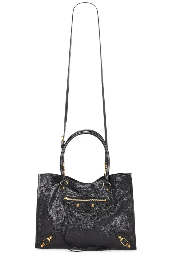 Balenciaga Le City Small Tote Bag - Black