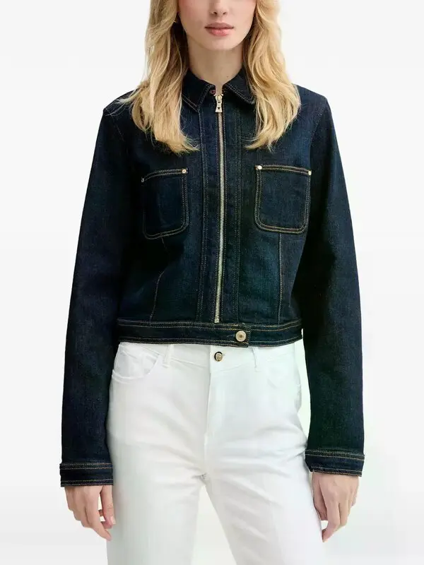 Guess Denim Zip-up Jacket