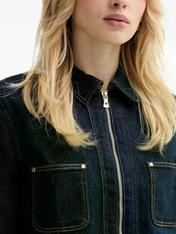 Guess Denim Zip-up Jacket