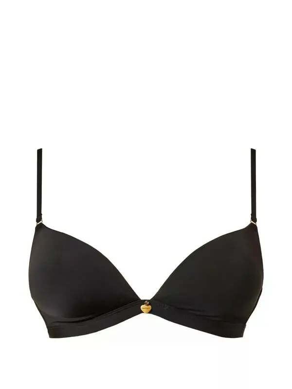 TWINSET Charmeuse Triangle Bra - Black